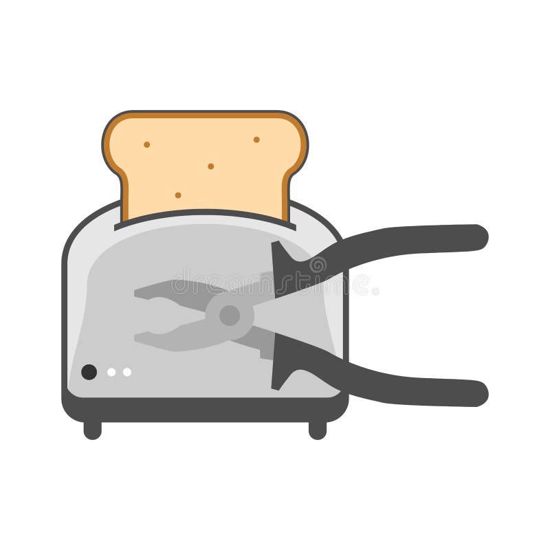 Illustration Vector Graphic of Toaster Logo Stock Vector - Illustration ...