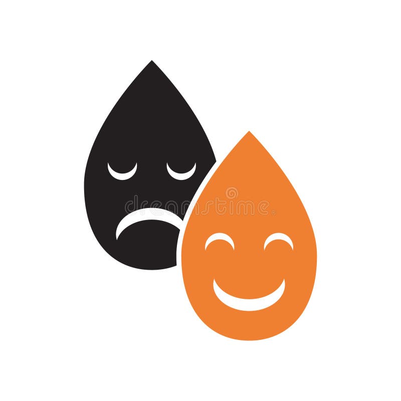 Illustration Vector Graphic of Tragedy Logo Stock Vector - Illustration ...