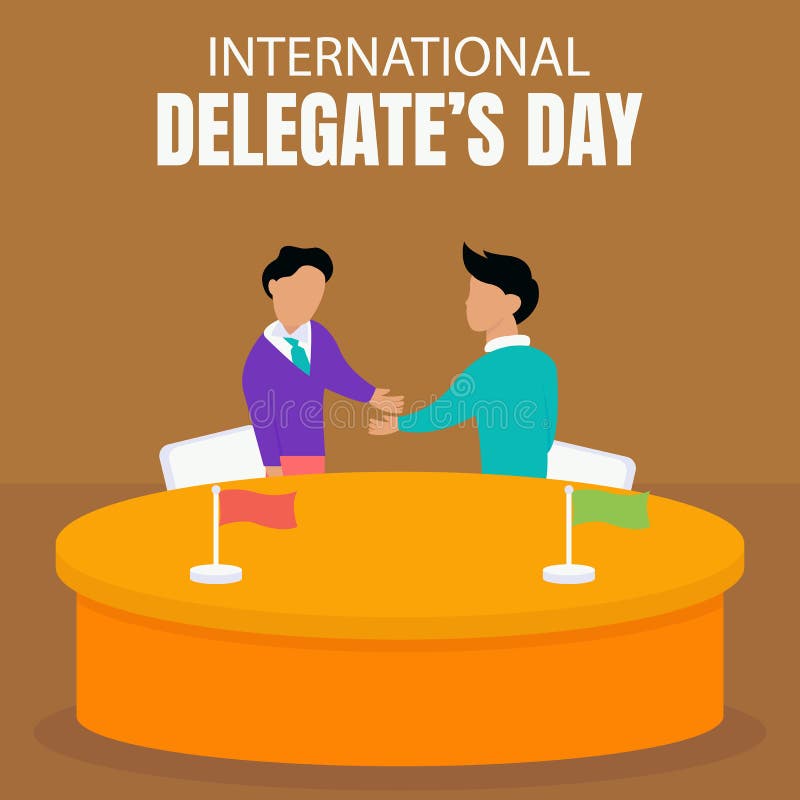 Illustration Vector Graphic of Two Representatives of the Countries ...