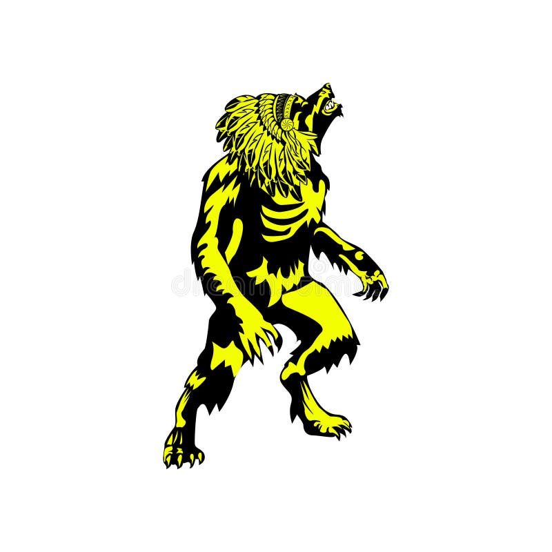 Illustration Vector Graphic of Werewolf Logo Stock Vector ...