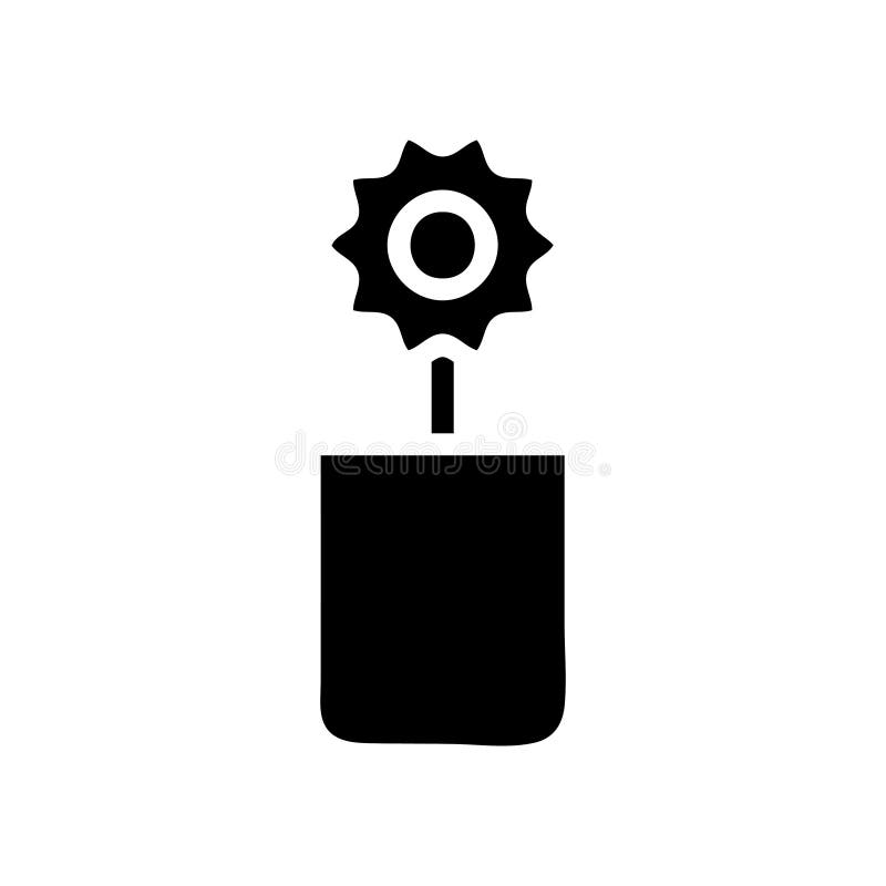 Illustration Vector and Logo Plant Solid Style Icon Perfect Stock ...