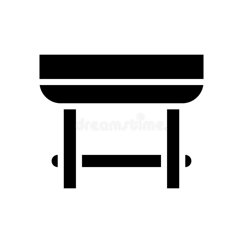 Illustration Vector and Logo Table Solid Style Icon Perfect Stock ...