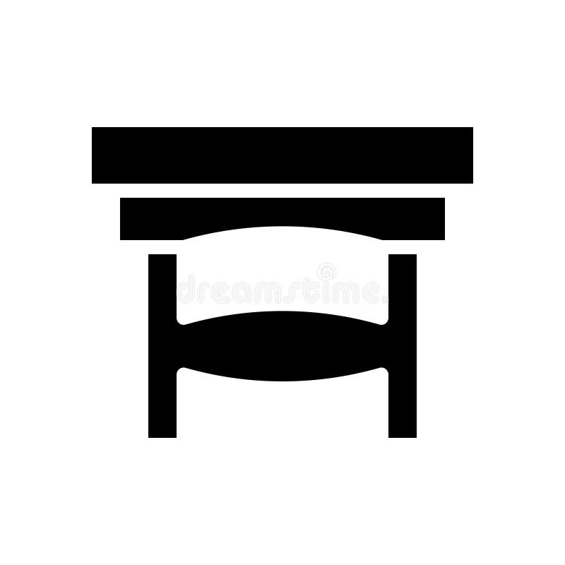 Illustration Vector and Logo Table Solid Style Icon Perfect Stock ...