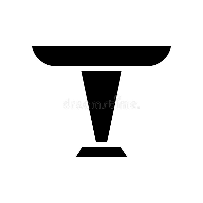 Illustration Vector and Logo Table Solid Style Icon Perfect Stock ...