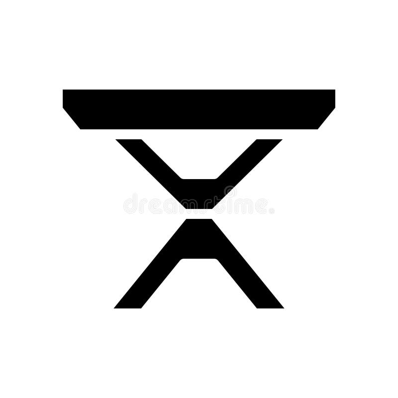 Illustration Vector and Logo Table Solid Style Icon Perfect Stock ...