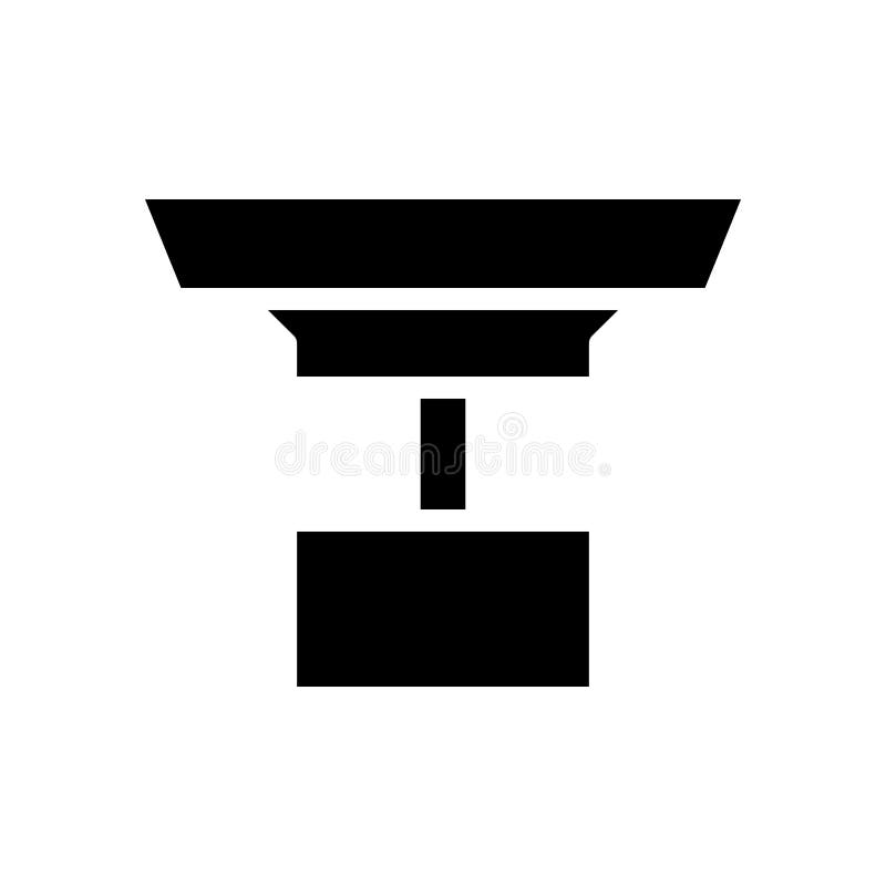 Illustration Vector and Logo Table Solid Style Icon Perfect Stock ...