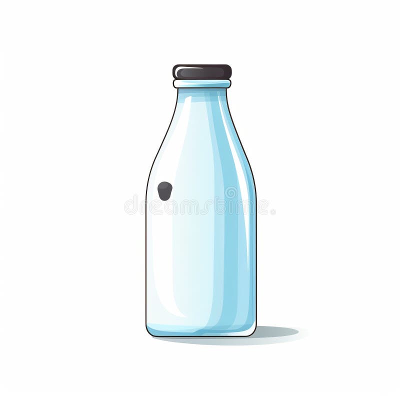 Illustration of Vector Milk Icon Flat Illustration of Milk Isolated ...