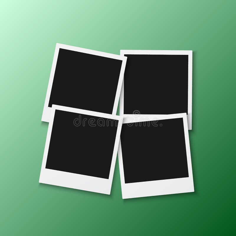 Vector Photo Frame. Realistic Snapshot Modern Photo. Instant Album ... Vector Photo Frame. Realistic Snapshot Modern Photo. Instant Album ...