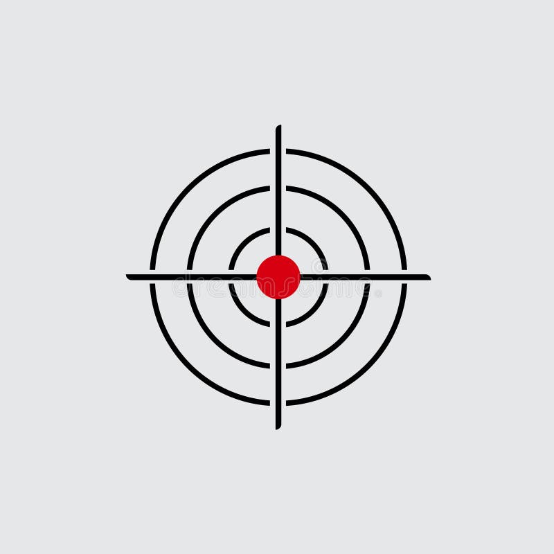 Target with two arrows stock vector. Illustration of inspiration - 44789676