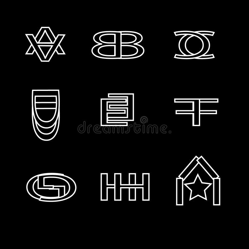 Illustration Vector of Various Forms of Symbolss. Stock Vector ...