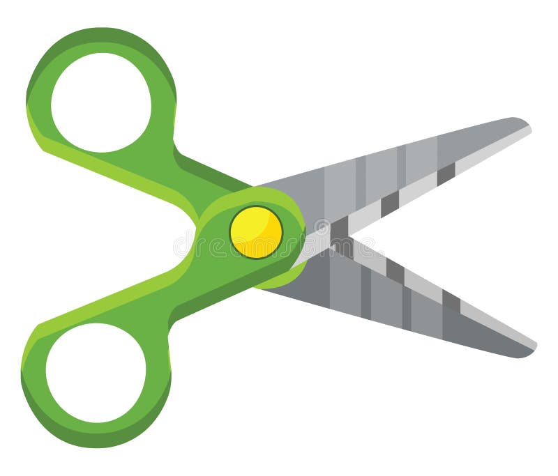 Green Scissors, Vector or Color Illustration Stock Vector ...