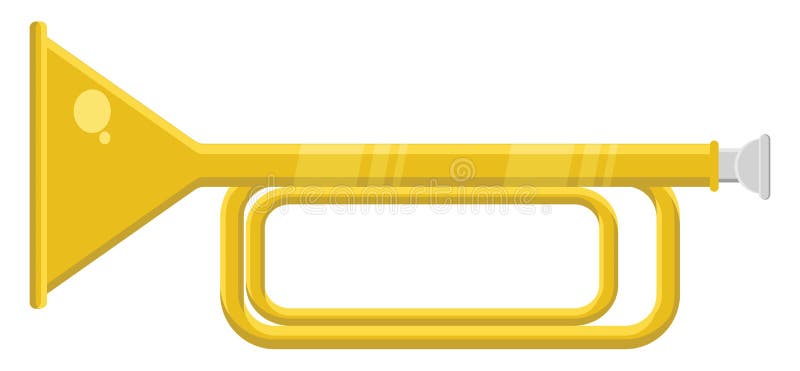 , icon stock vector. Illustration of trumpet, musician - 261371648