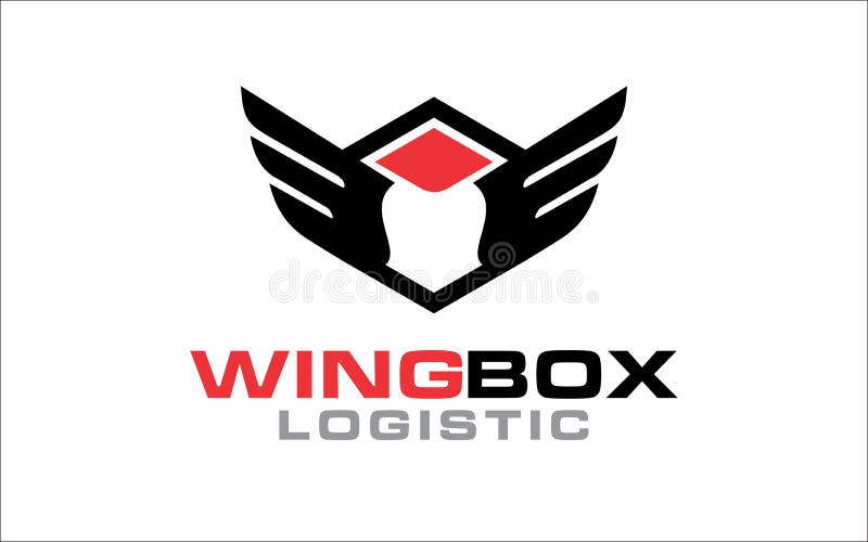Illustration Vector of Wing Express Logistics and Delivery Company Logo ...