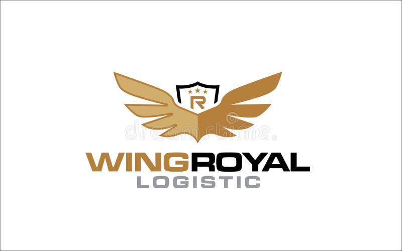 Illustration Vector of Wing Express Logistics and Delivery Company Logo ...