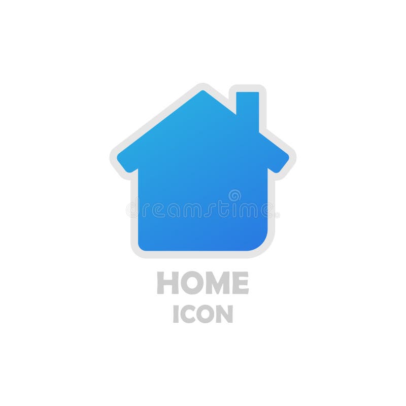Illustration Vectorielle D'icône De Domicile EPS 10 Illustration de ...