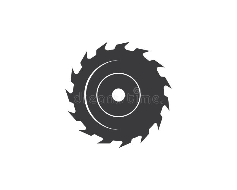 Illustration Vectorielle Du Logo De La Lame De Scie Illustration de ...