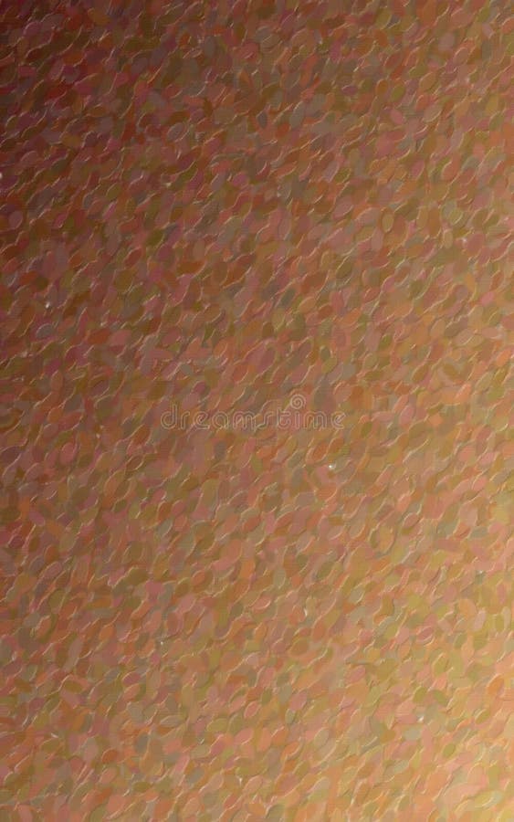 Illustration of Vertical Brown and Yellow Long Dots Pointillism ...