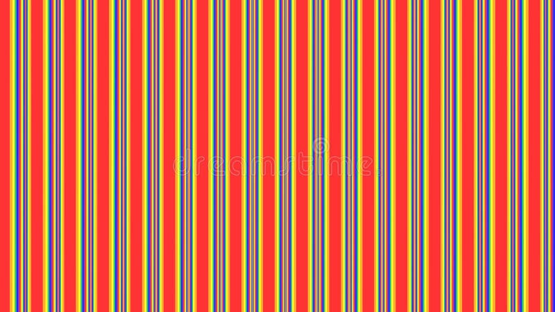Illustration of Vertical Colorful Lines in Different Sizes. Stock ...