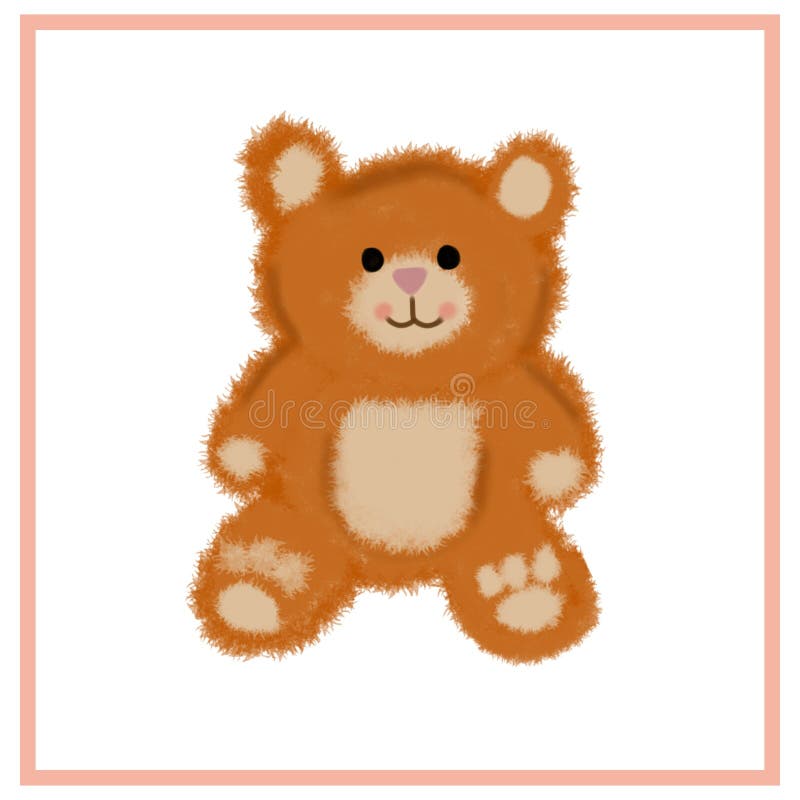 Illustration of a Very Funny Bear Drawing Picture Stock Illustration ...