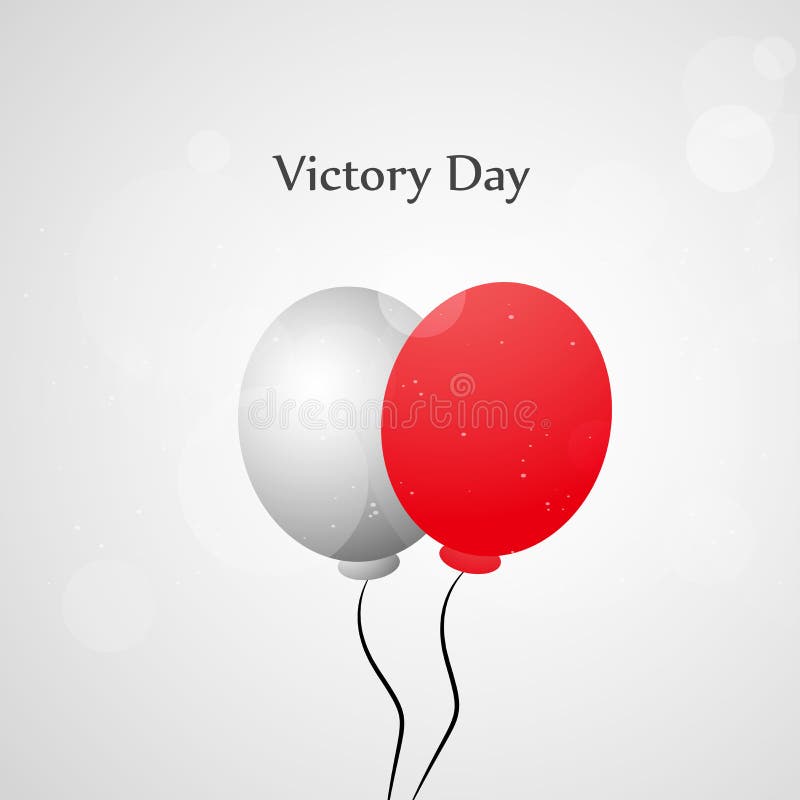 Illustration of Victory Day Background Stock Vector - Illustration of ...