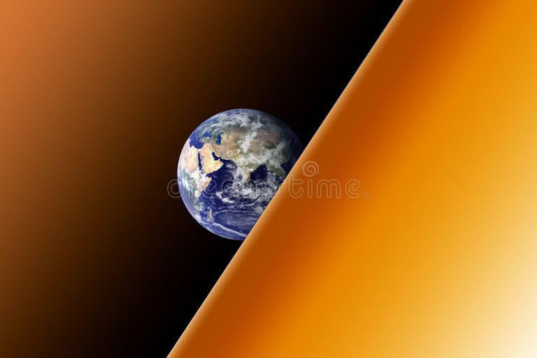 Illustration of the View of Earth from Mars Stock Illustration ...