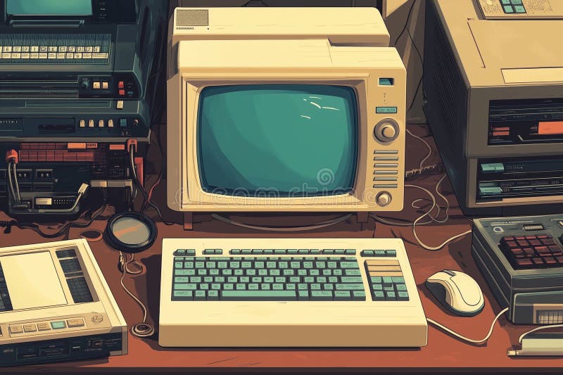 Old Pc Timeline Stock Illustrations – 17 Old Pc Timeline Stock ...