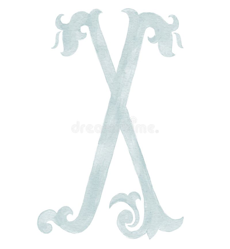 Illustration of Vintage Letter and Monogram Stock Illustration ...