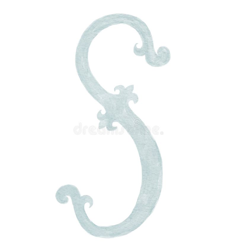 Illustration of Vintage Letter and Monogram Stock Illustration ...
