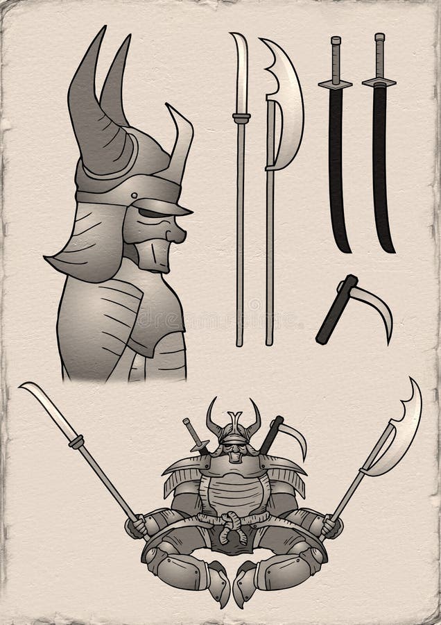 Illustration in Vintage Paper Stock Illustration - Illustration of ...