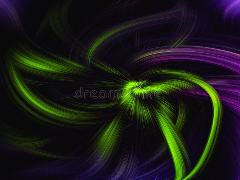 Illustration of a Violet and Green Nebula Space Background. Backgrounds ...