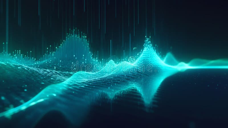 Virtual Network of the Artificial Intelligence Learning Algorithm Stock Illustration ...