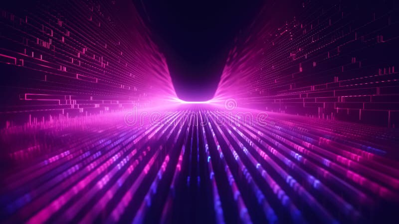 Virtual Network Of The Artificial Intelligence Learning Algorithm Stock 8440