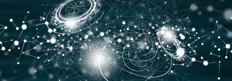 Concept of Virtual Technology Stock Illustration - Illustration of ...