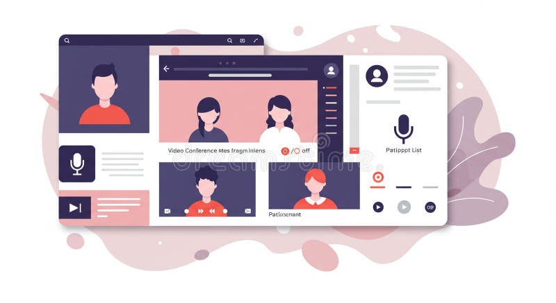 Multiple Participant Windows Stock Illustrations – 18 Multiple ...