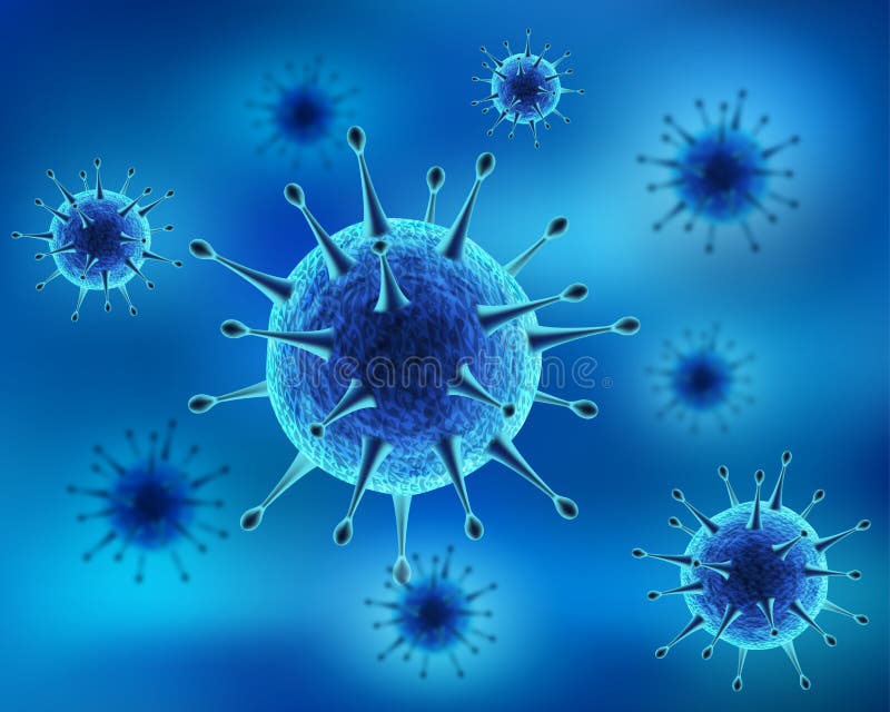 Illustration of Virus Cells Stock Illustration - Illustration of ...