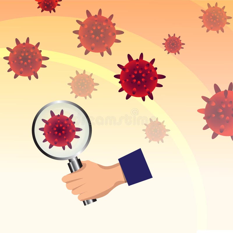 Illustration of a Virus Outbreak Stock Illustration - Illustration of ...