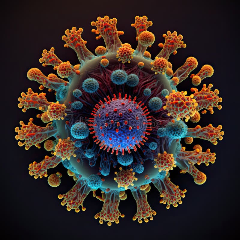 Visualizing the Process of COVID-19 Virus Inside Human Generative AI ...
