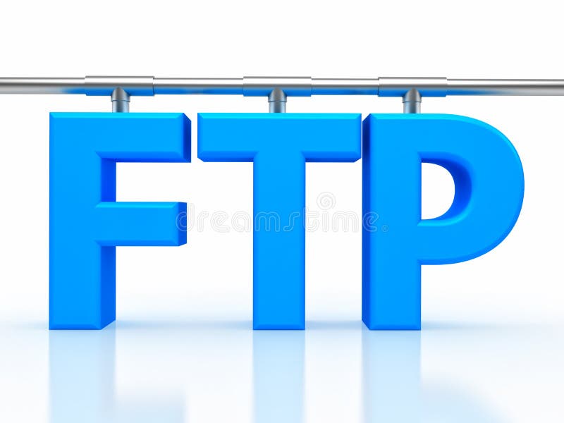 Illustration Von Ftp (File Transfer Protocol) Stock Abbildung ...