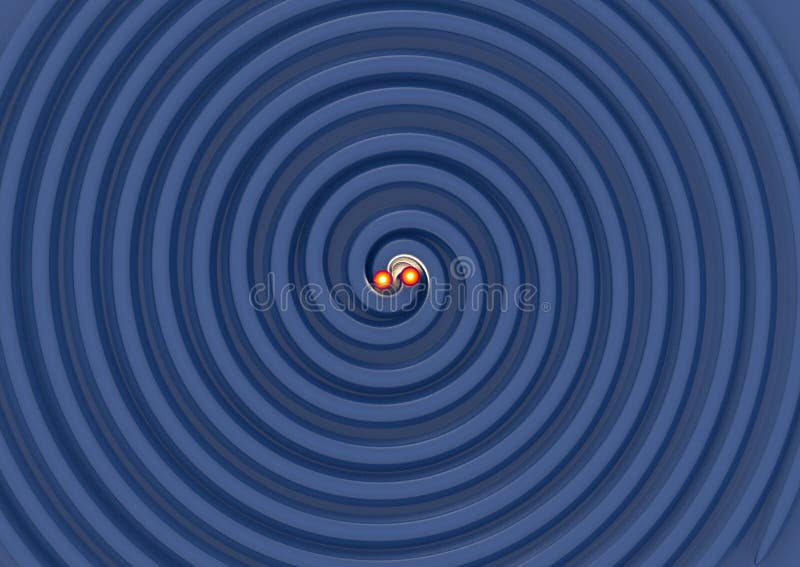 Illustration Von Gravitationswellen Stock Abbildung - Illustration von ...