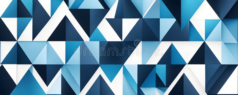 Illustration of Abstract Art Composed of Overlapping Triangles Stock ...