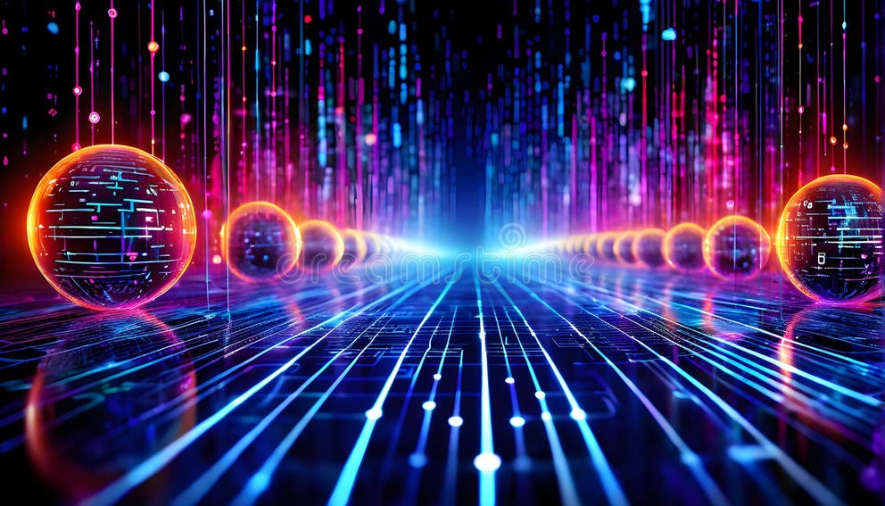 Binary Code Like Lines Stock Illustrations – 1,307 Binary Code Like ...