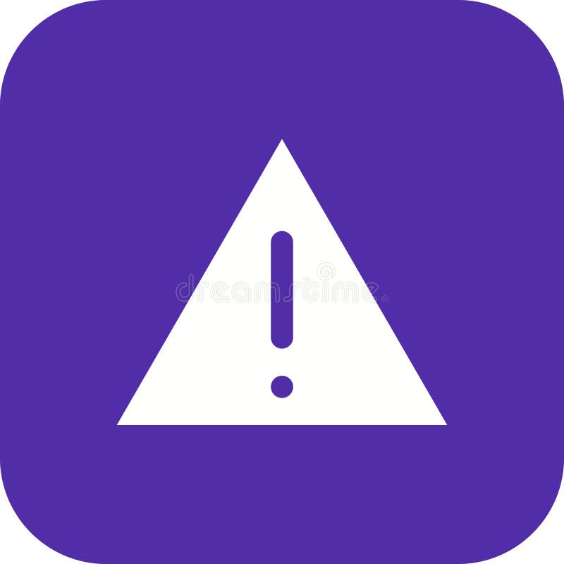 Illustration Warning Board Icon for Personal and Commercial Use.. Stock ...