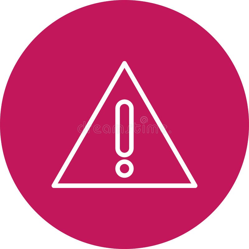 Illustration Warning Board Icon for Personal and Commercial Use. Stock ...