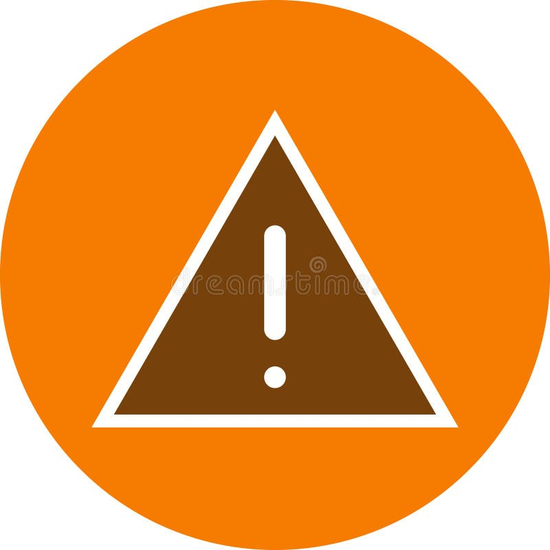 Illustration Warning Board Icon for Personal and Commercial Use.. Stock ...