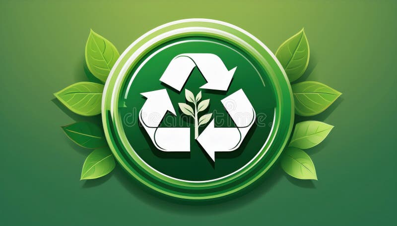 Illustration of Waste Sorting and Environmental Stock Photo - Image of ...