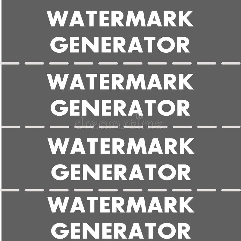 Illustration of a Watermark Pattern Generator Template Design To ...