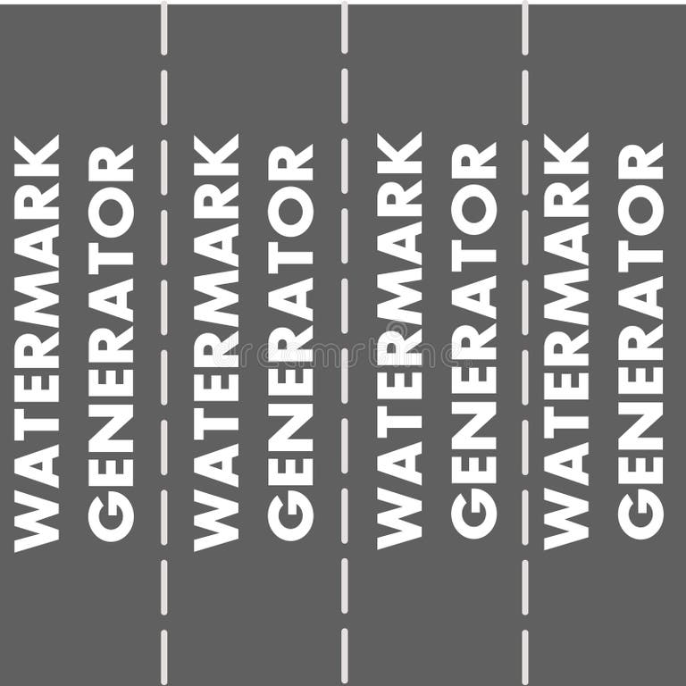 Illustration of a Watermark Pattern Generator Template Design Stock ...