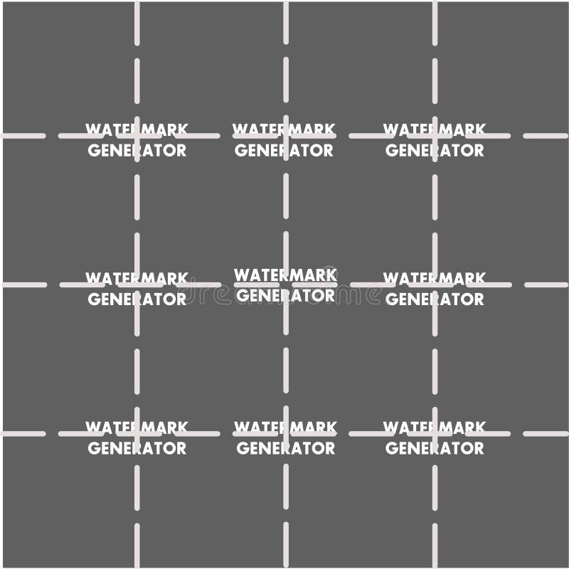 Illustration of a Watermark Pattern Generator Template Design Stock ...