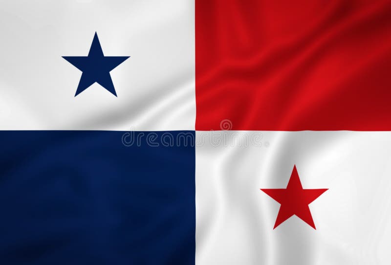 Illustration Waving State Flag of Panama Stock Illustration ...