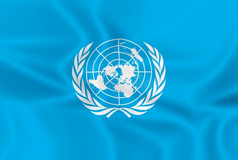 Illustration Waving United Nations Flags Editorial Photography ...